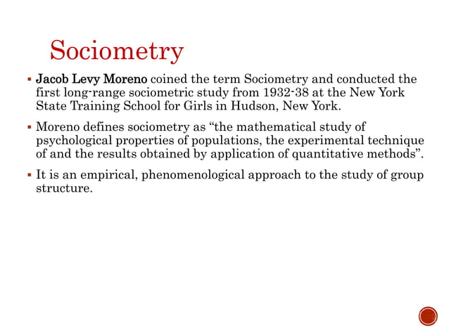 SOCIOMETRY final.pptx | Science