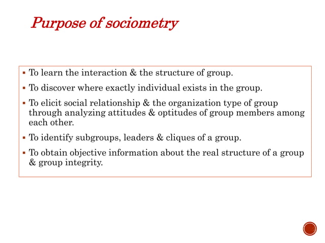 SOCIOMETRY final.pptx | Science