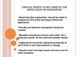 Socio Metry & Sociogram (1).pptxthe group | PPTX