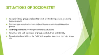 Sociometry techniques | PPTX