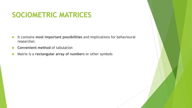 Sociometry techniques | PPTX | Science