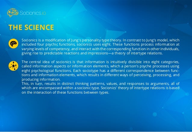 Socionics.io how it works