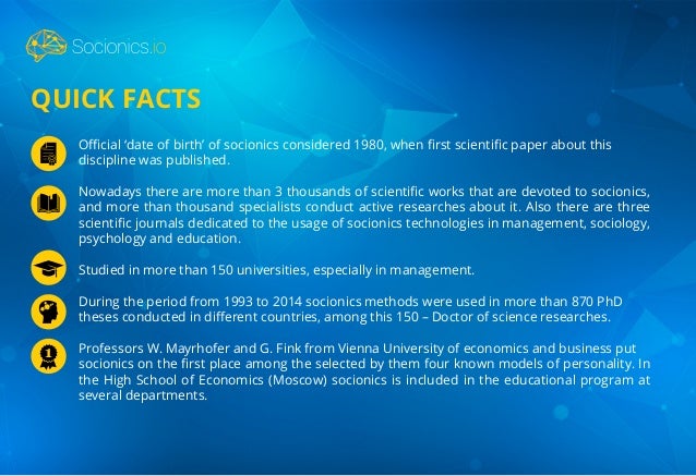Socionics.io how it works