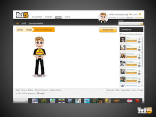 hi5 GDC Online 2010: Secrets Revealed: Exploring the Next Generation Online Gaming Platform | PPT