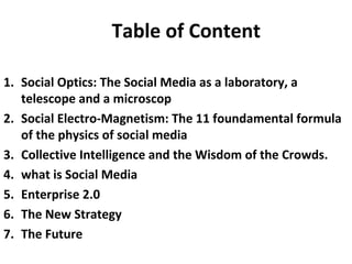 SocioPhysics: The physics of social media 2010 | PPT