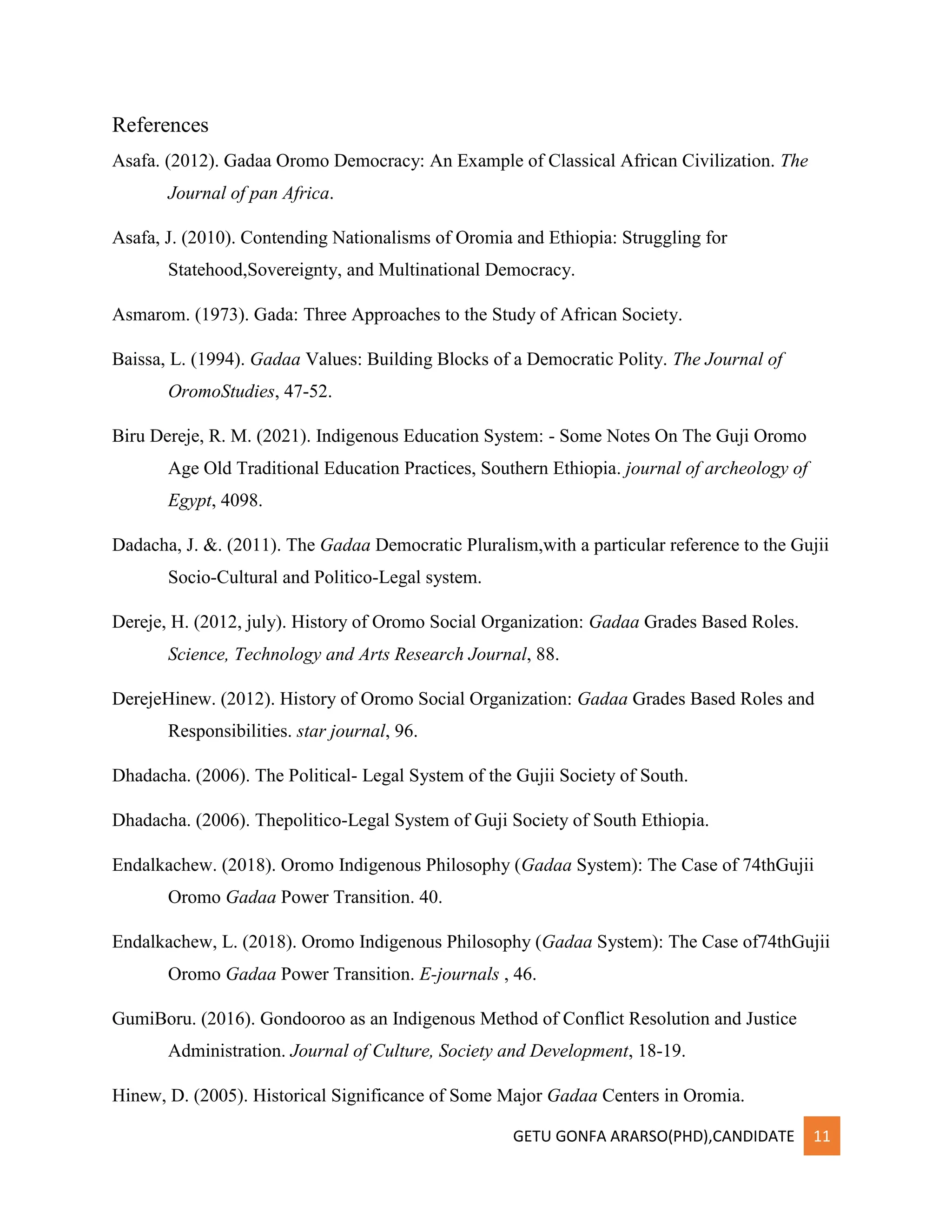 Socio political fuction of Gada sytem.docx