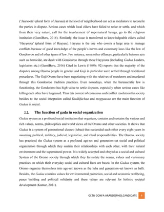 Socio political fuction of Gada sytem.docx | Religion & Spirituality