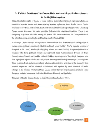 Socio political fuction of Gada sytem.docx | Religion & Spirituality