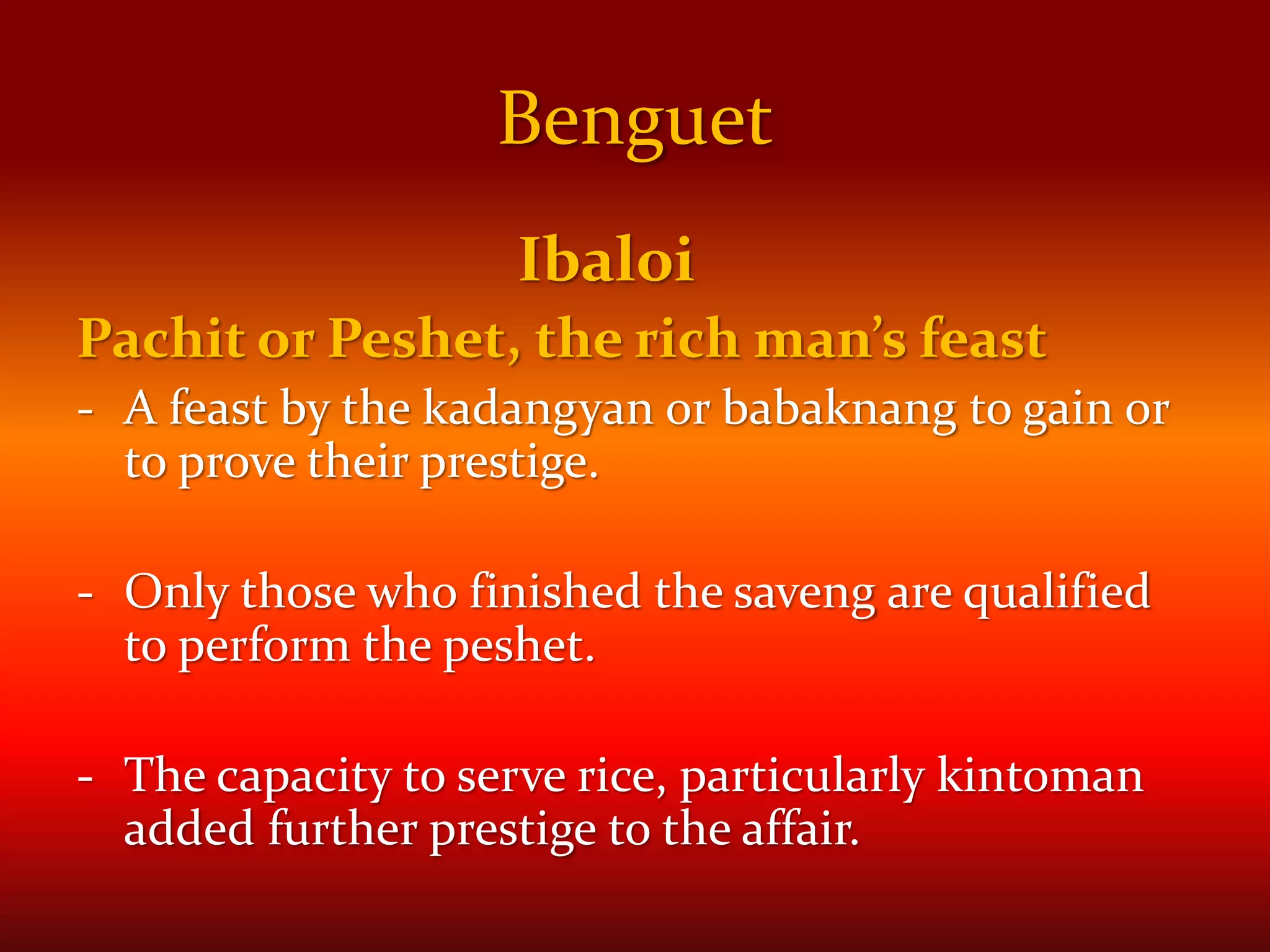 Socio political structure (Bontoc and Benguet) | PPTX