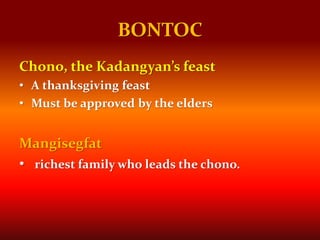 Socio political structure (Bontoc and Benguet) | PPTX