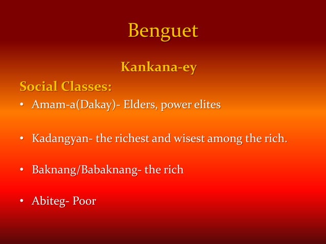 Socio political structure (Bontoc and Benguet) | PPTX