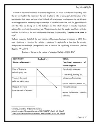 REGISTER AND STYLE | DOCX