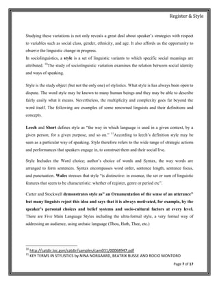 REGISTER AND STYLE | DOCX