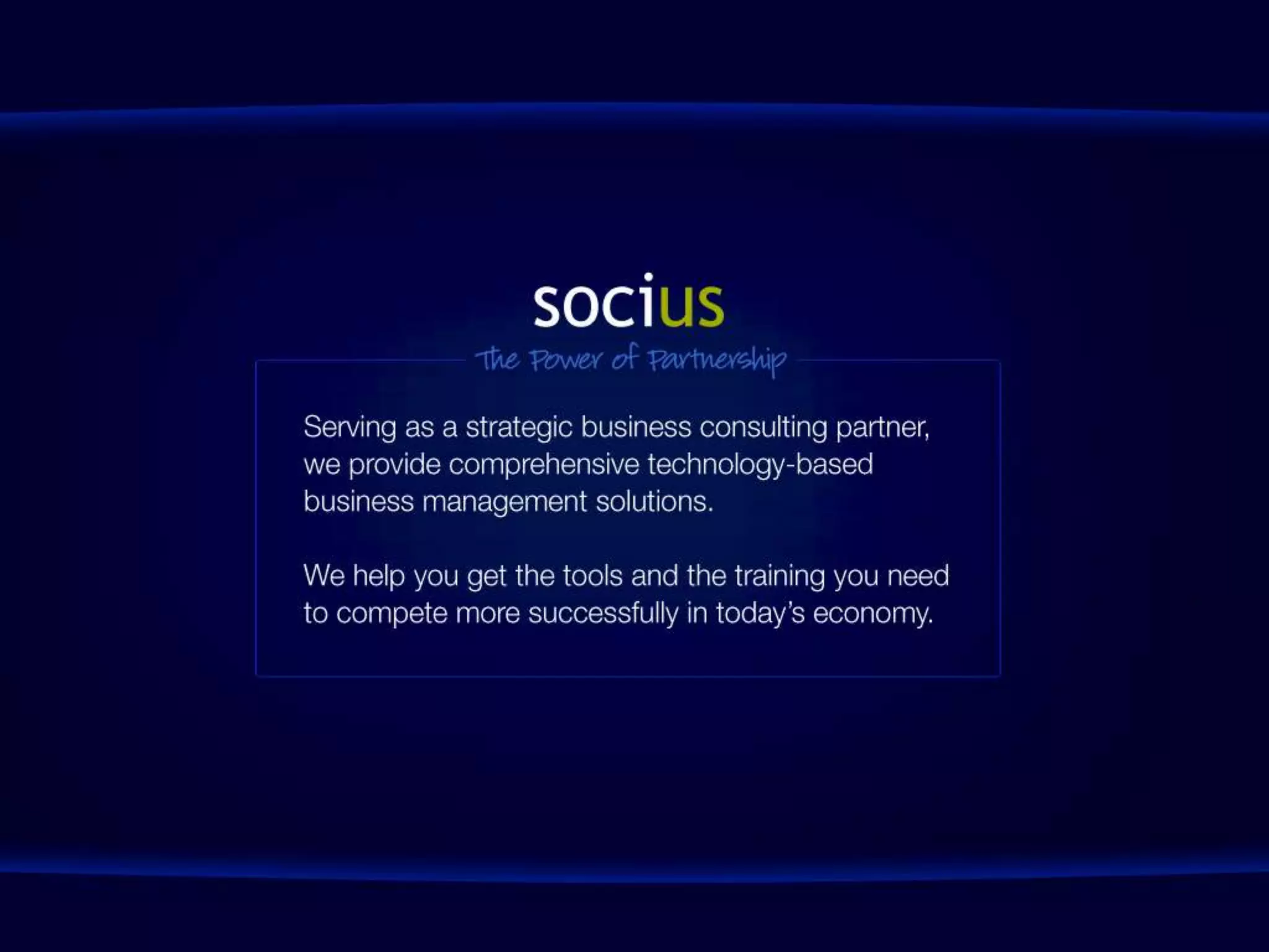 Socius Overview | PPTX