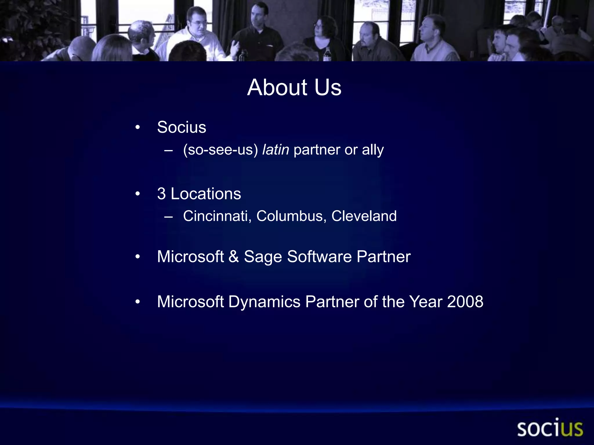 Socius Overview | PPTX