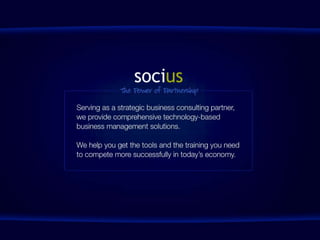 Socius Overview | PPTX