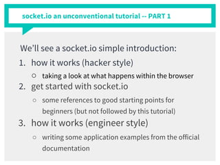 Socket.io (part 1) | PDF