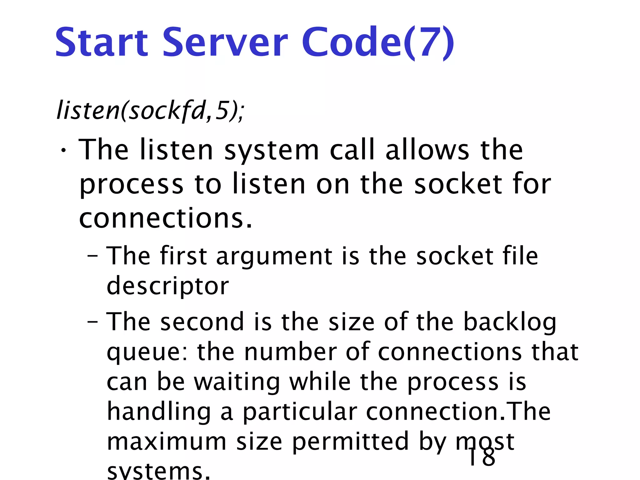 Socket Programming | PPT | Computer Networking | Computing
