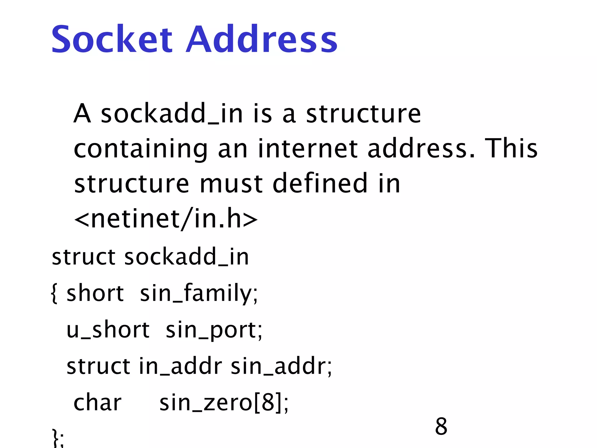 Socket Programming | PPT | Computer Networking | Computing