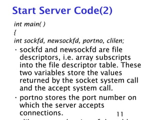 Socket Programming | PPT | Computer Networking | Computing