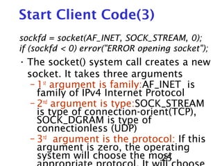 Socket Programming | PPT | Computer Networking | Computing