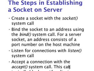 Socket Programming | PPT | Computer Networking | Computing