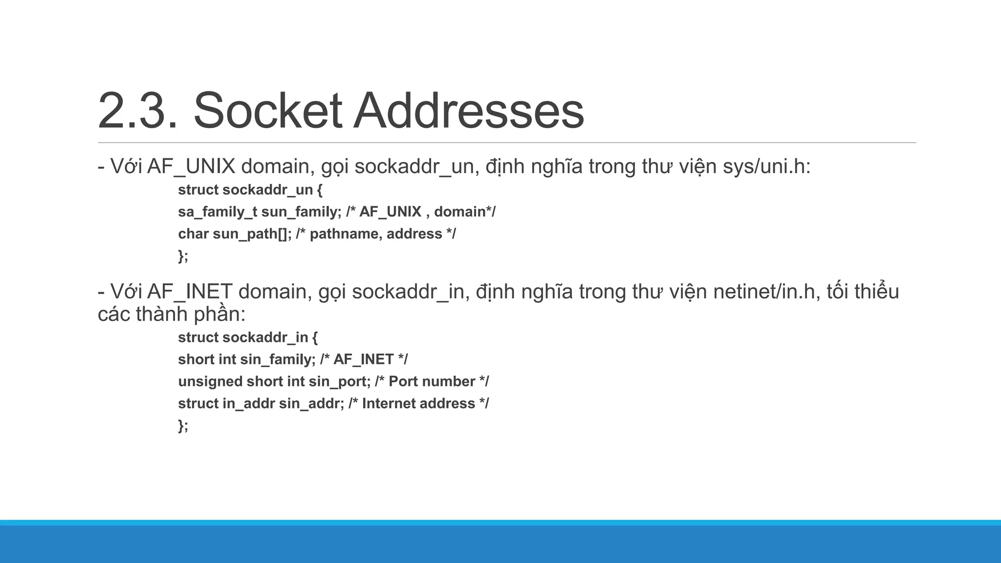 Socket - Lập trình hệ thống | PPTX