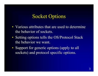 Advanced Sockets Programming | PDF | Computer Networking | Computing