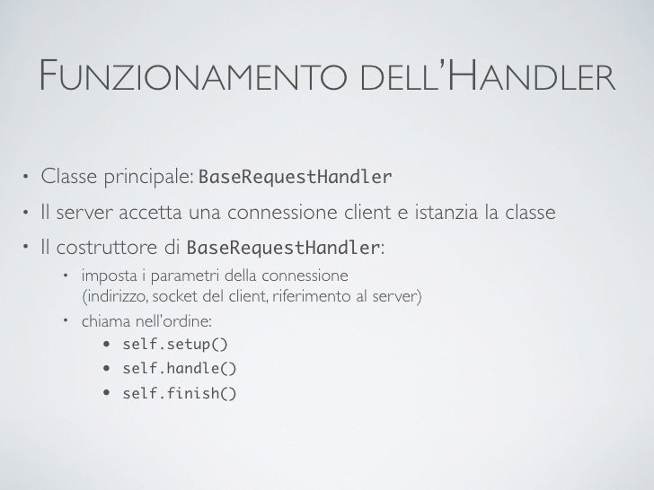 Socket E Socketserver Il Framework Per I Server Internet In Python