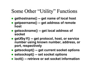 Socket Programming | PDF | Computer Networking | Computing