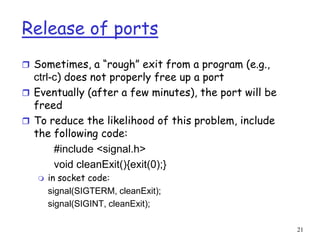 Socket Programming | PPTX