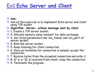 Socket Programming | PPTX
