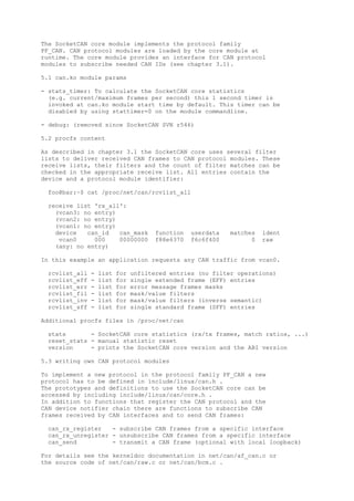 Socketcan | TXT | Operating Systems | Computer Software and Applications