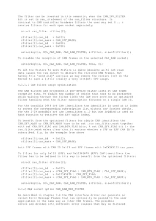 Socketcan | TXT | Operating Systems | Computer Software and Applications