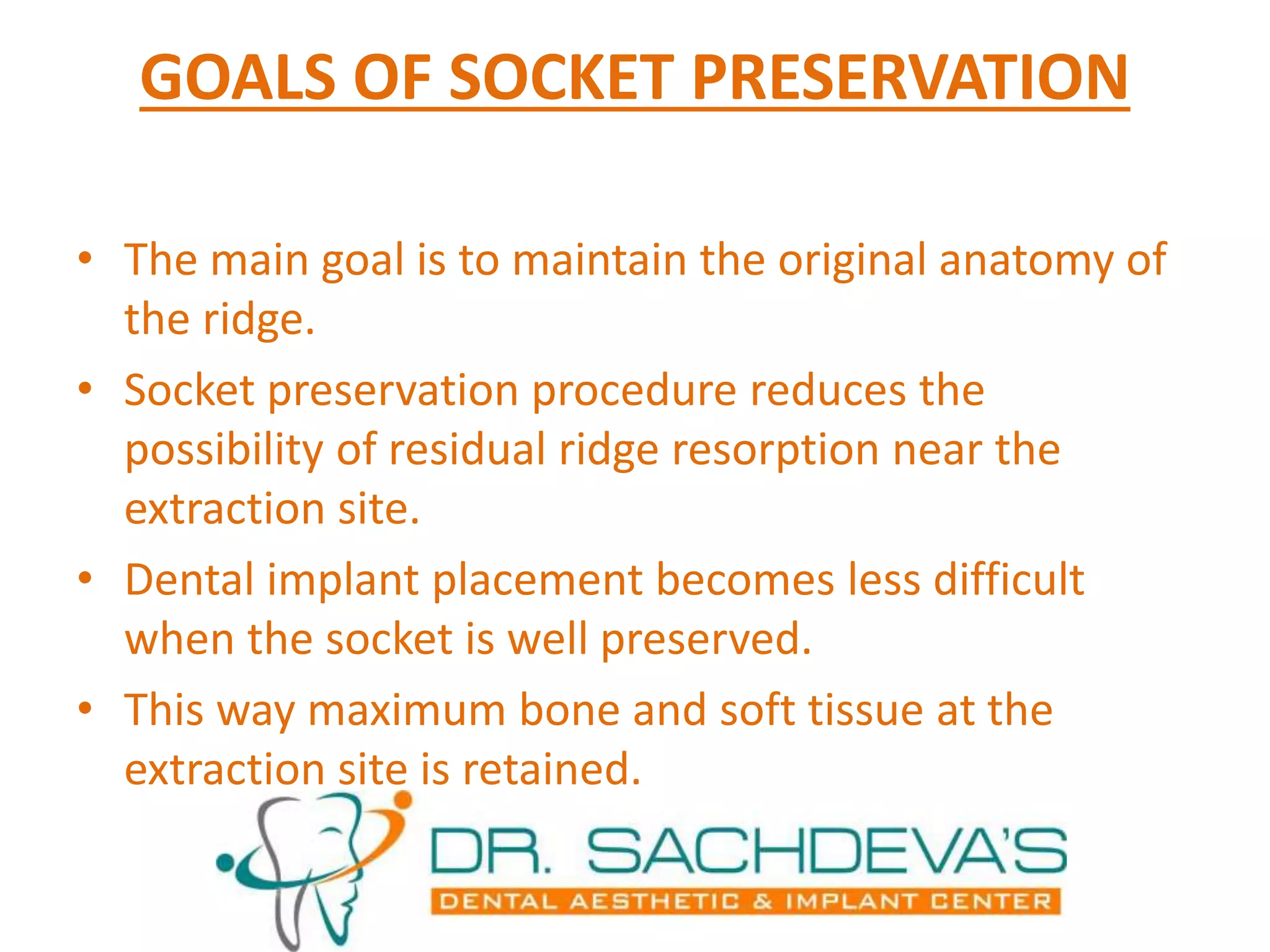 Socket Preservation | Ridge Preservation | PPTX