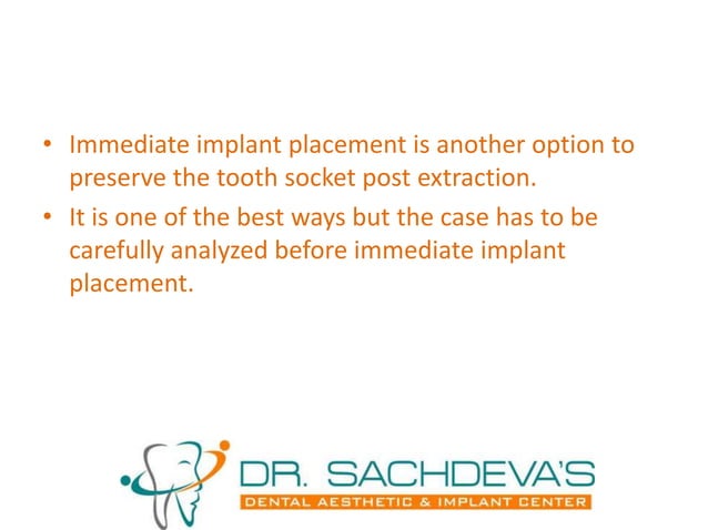 Socket Preservation | Ridge Preservation | PPTX | Dental Health ...