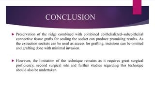 SOCKET PRESERVATION TECHNIQUE- A Case Presentation.pptx