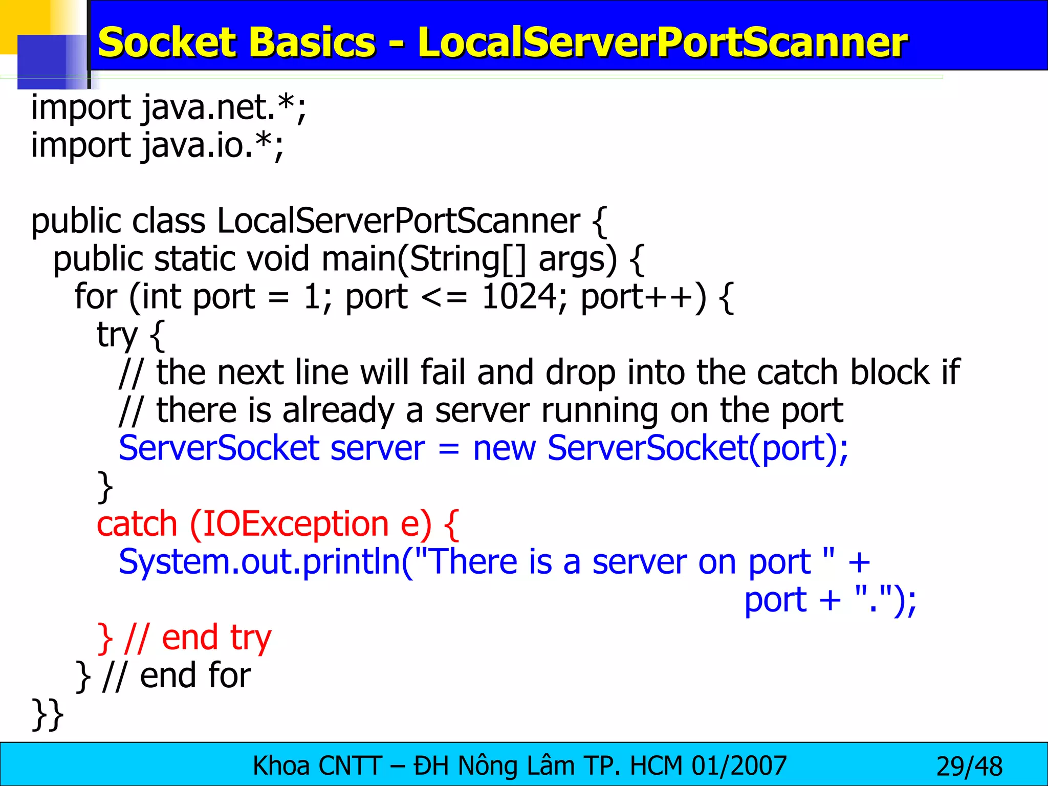 Socket Programming It Computer Networking