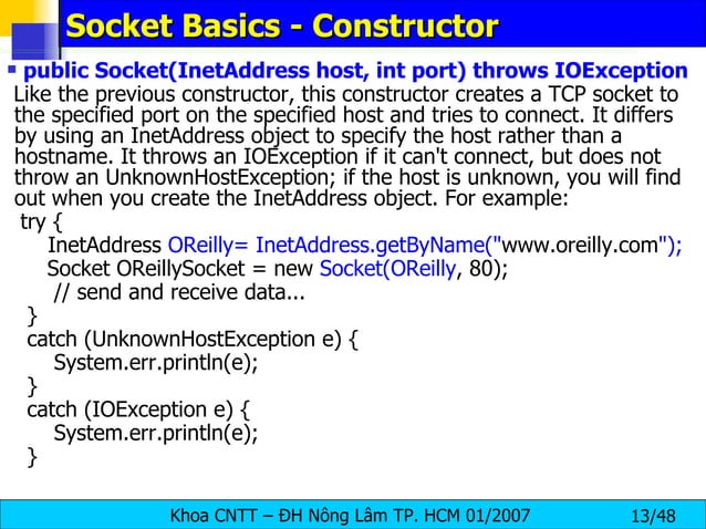 Socket Programming it-slideshares.blogspot.com | Computer Networking | Computing