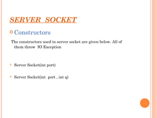 Socket programming | PPT