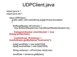 Socket programming | PPT