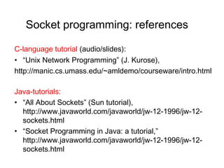Socket programming | PPT