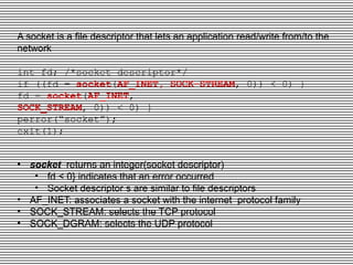 Socket programming | PPT
