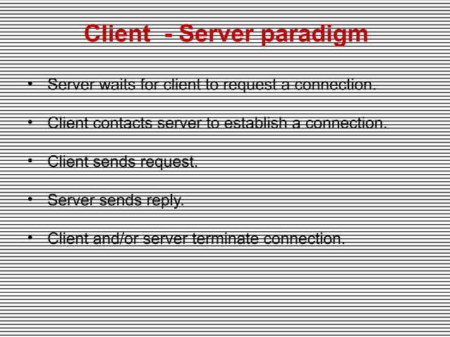 Socket programming | PPT