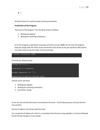 Socket programming | PDF