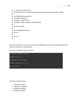 Socket programming | PDF