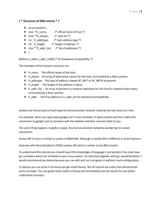 Socket programming | PDF