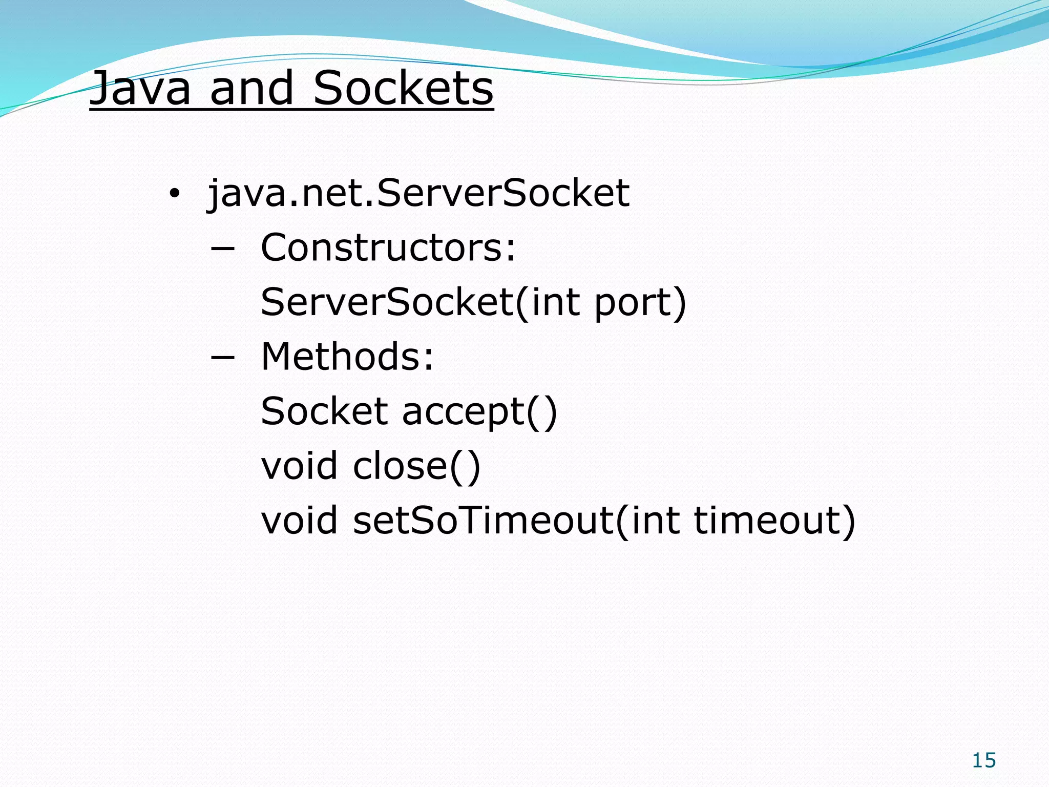 Socket programming | PPTX | Computer Networking | Computing