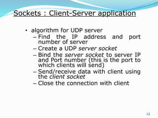 Socket programming | PPTX