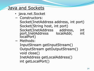 Socket programming | PPTX